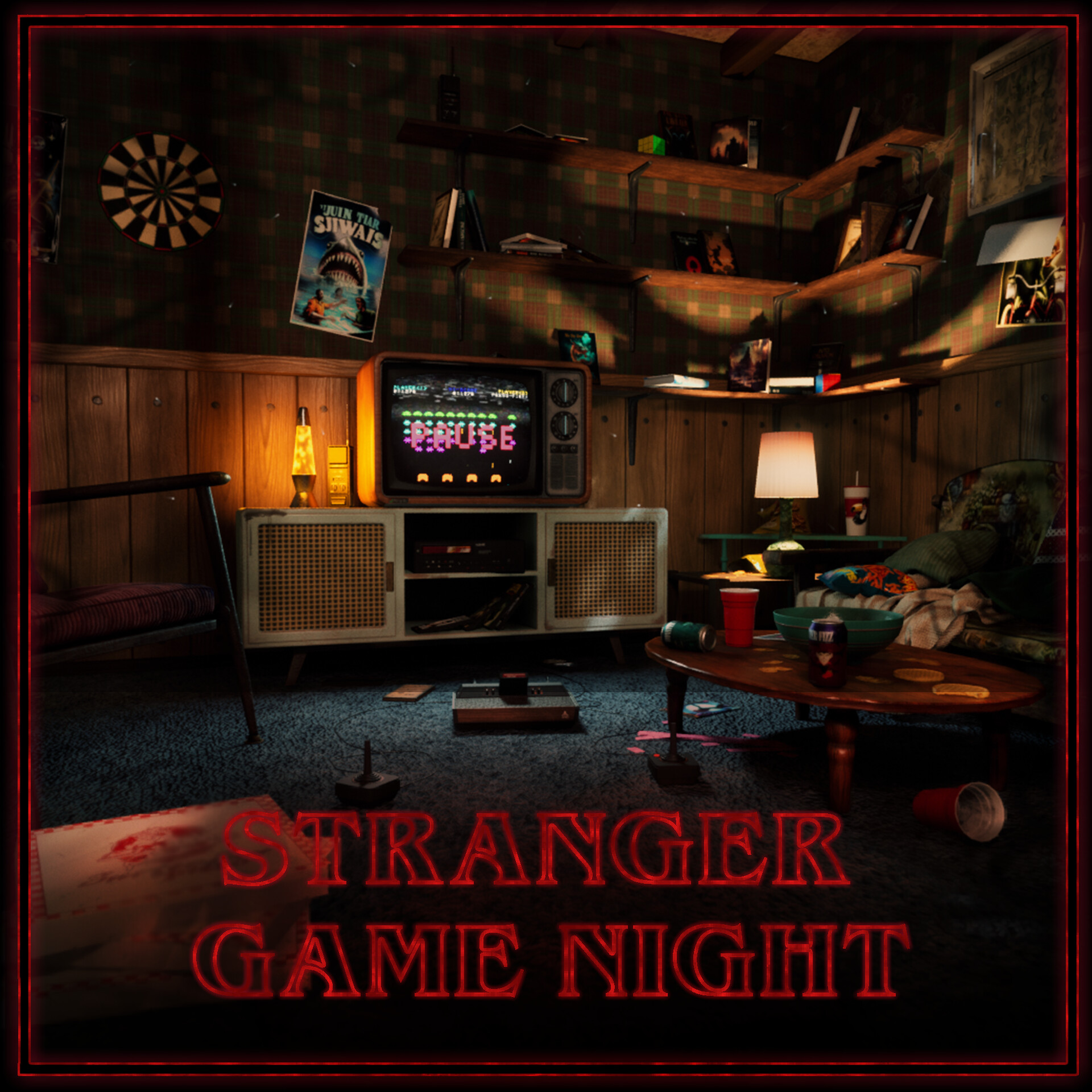 ArtStation - A Stranger Game Night