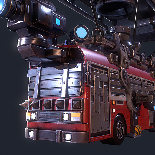 ArtStation - Battle Bus