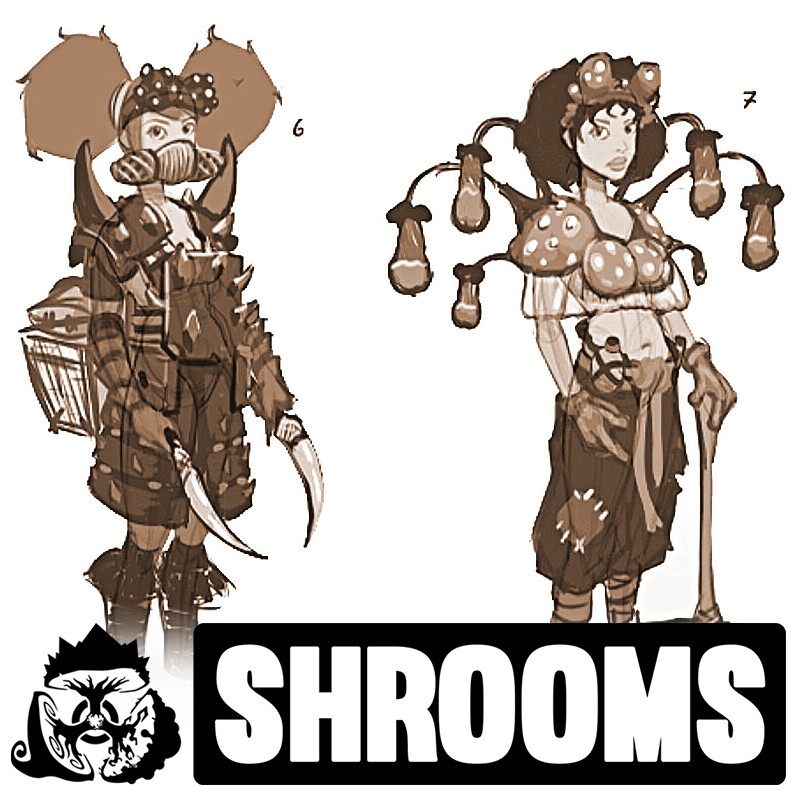 ArtStation - Main Character - Shrooms (Survival Game)