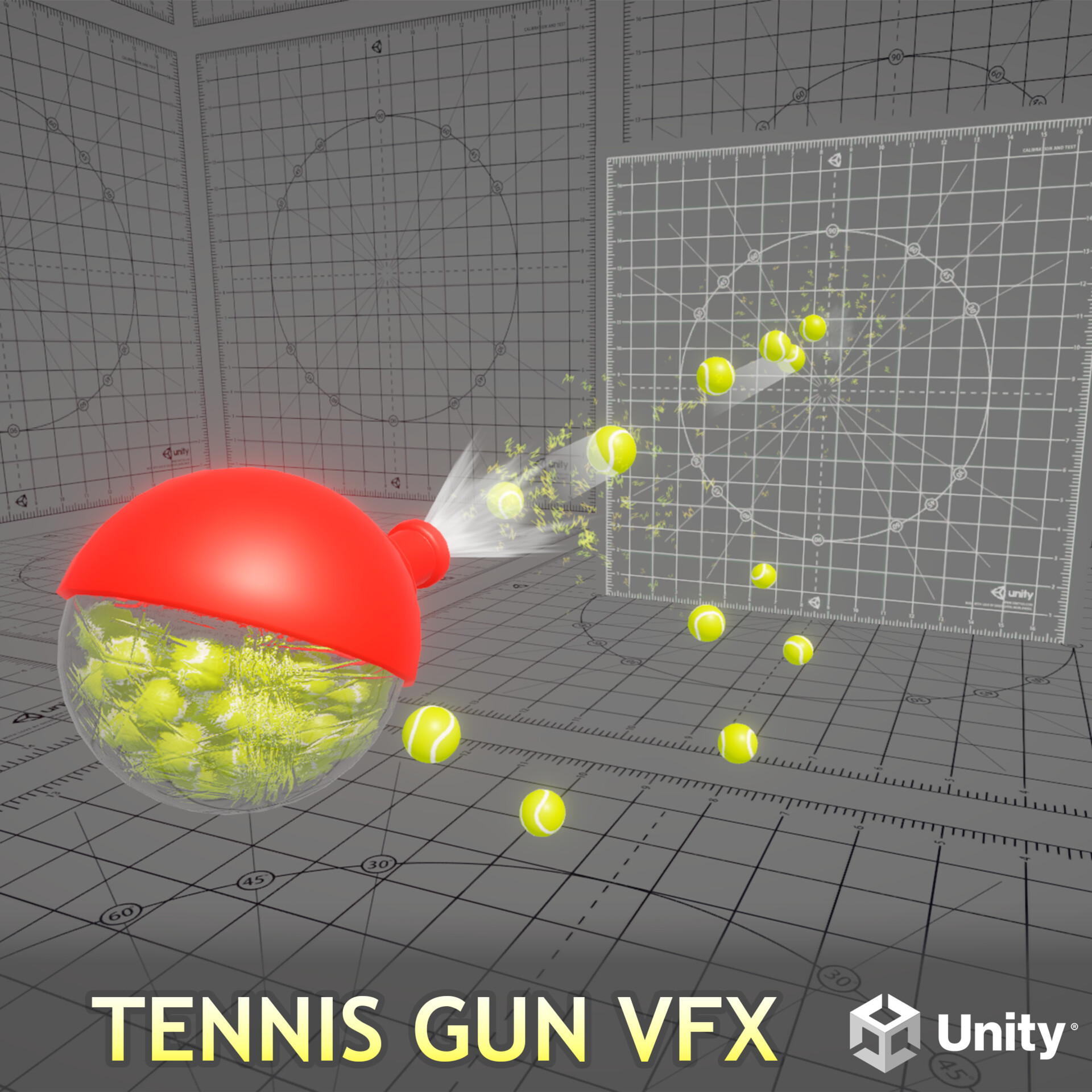 ArtStation - Tennis Gun VFX