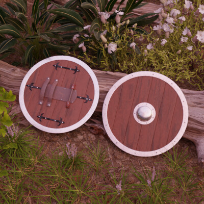 ArtStation - Medieval Shield(Game Ready)