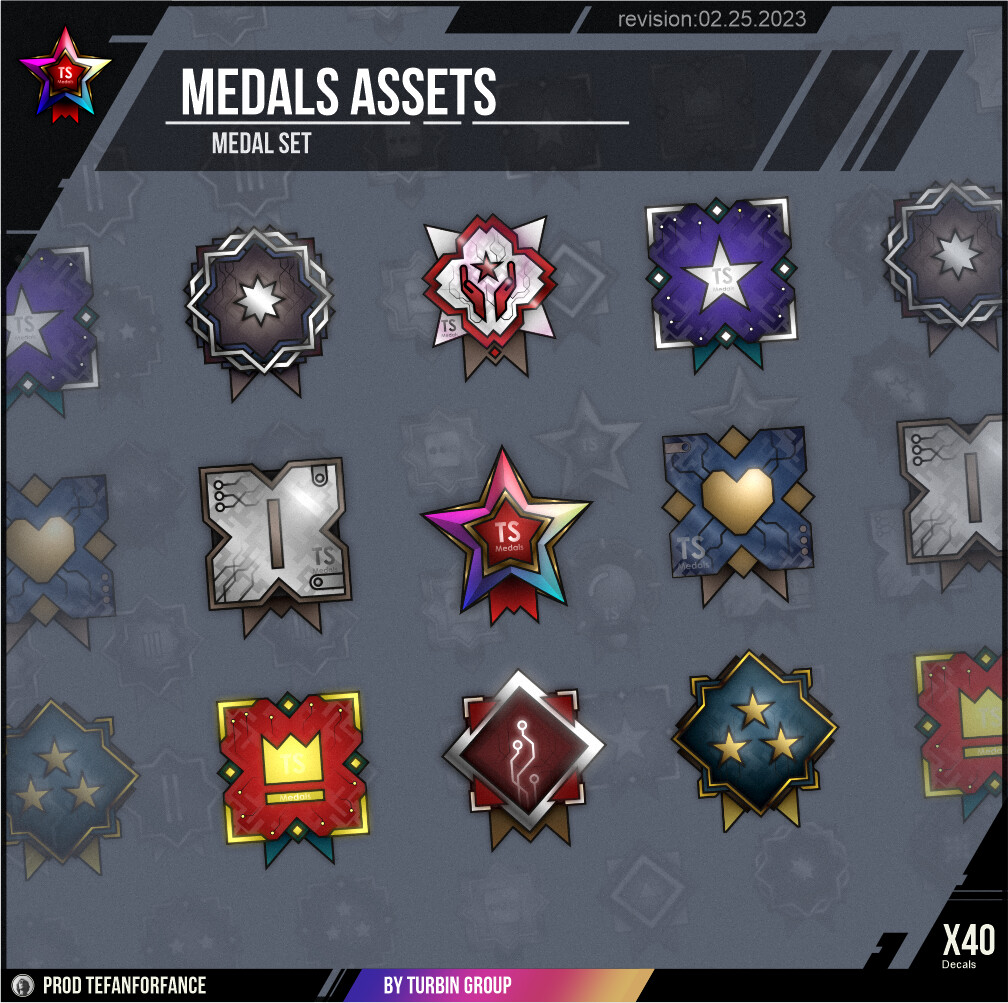 ArtStation - Medals assets