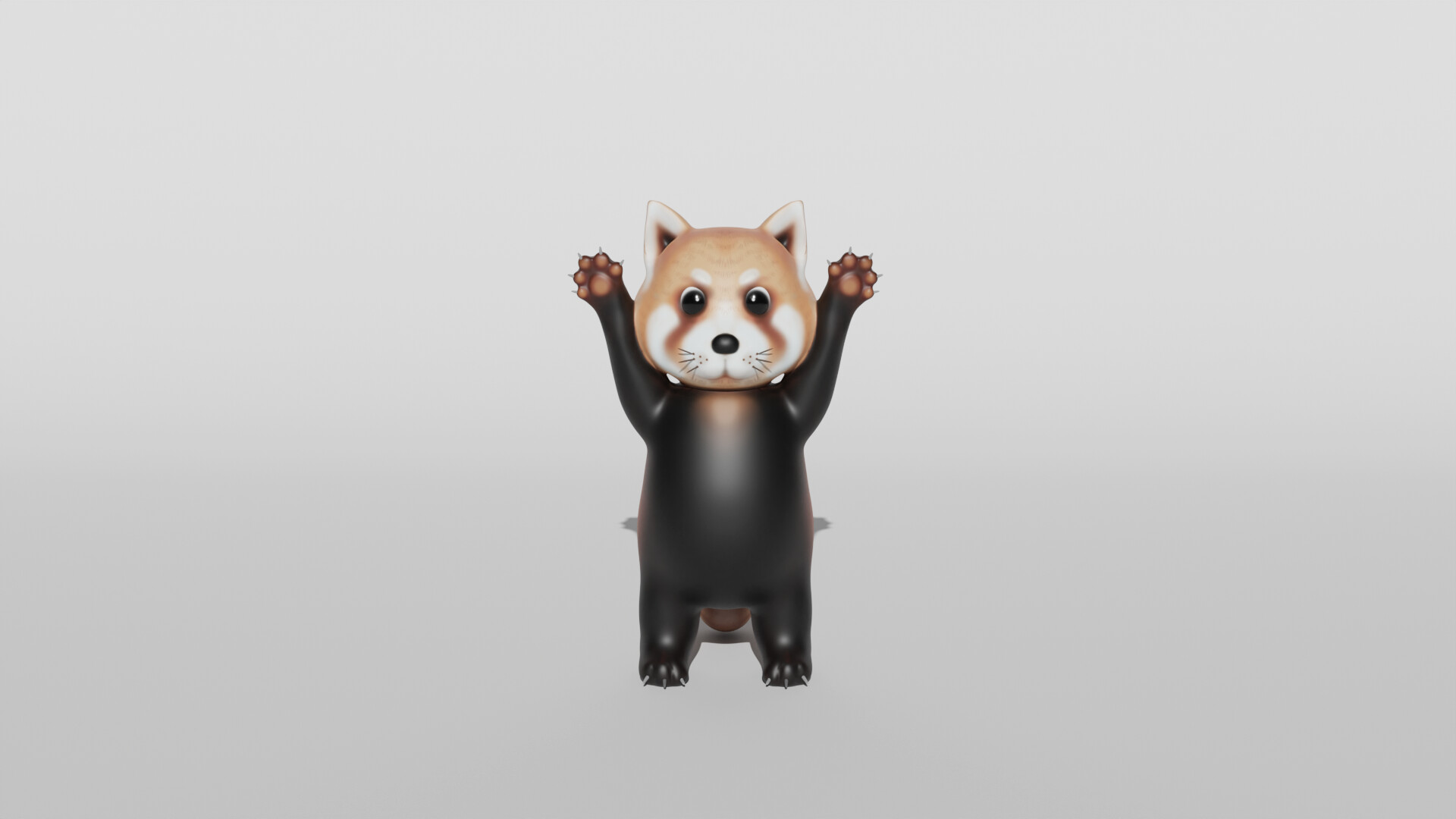 ArtStation - Lesser panda (Blender)