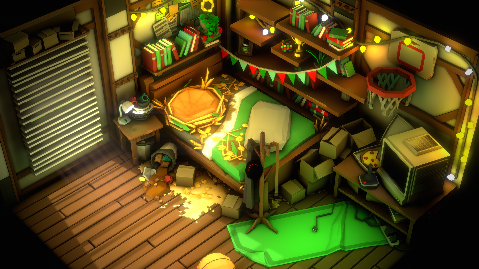 ArtStation - Unannounced Top-Down Low-Poly Party Game - Level Design