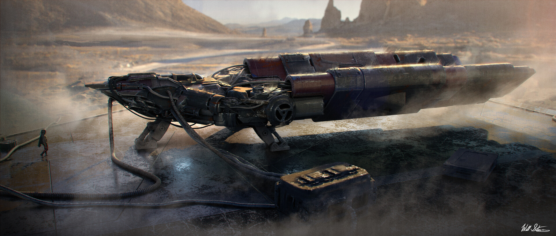 ArtStation - Science Fiction Space Ship Design