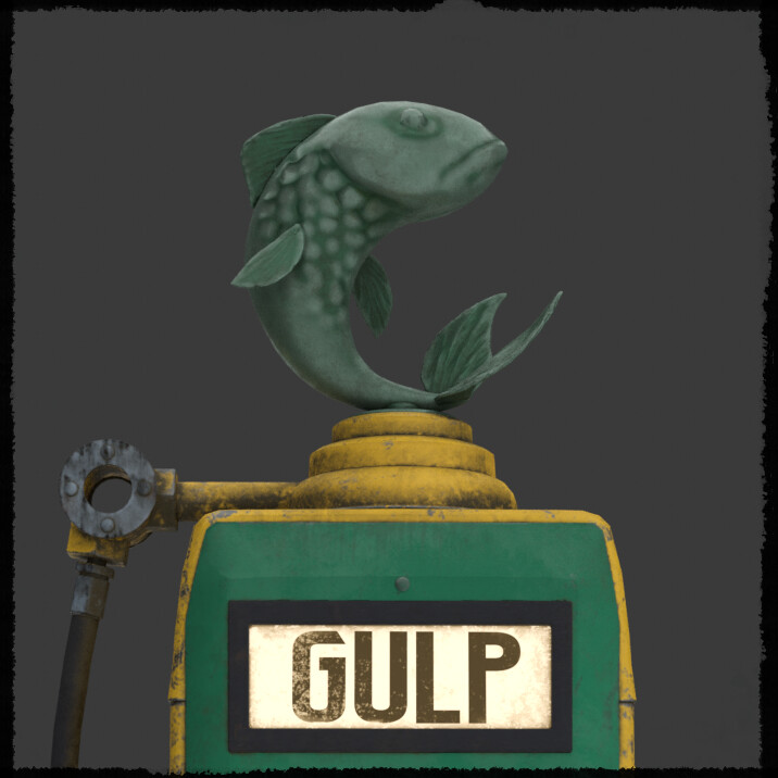 ArtStation - "Gulp" Petrol Pump