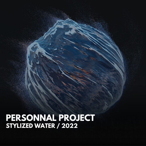 ArtStation - Stylized Water - Houdini / Blender - 2022