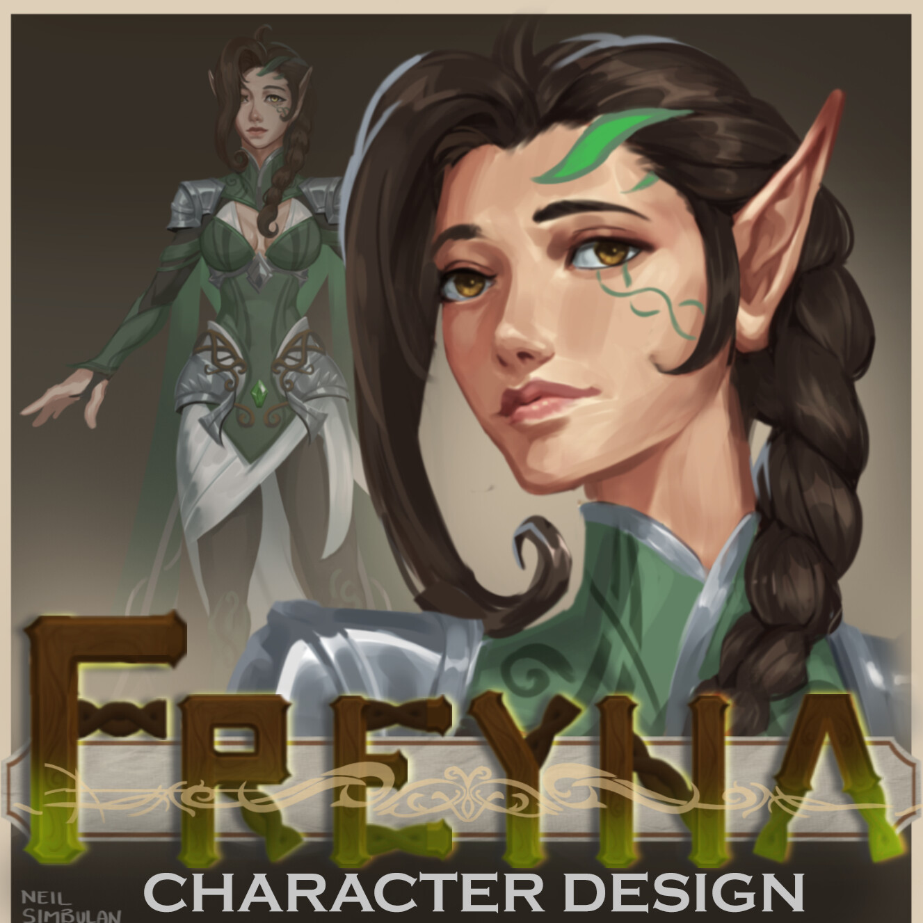 ArtStation - Freyna The Grove Healer