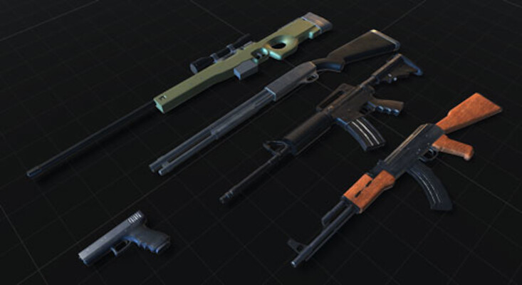 ArtStation - Modern Weapons Pack