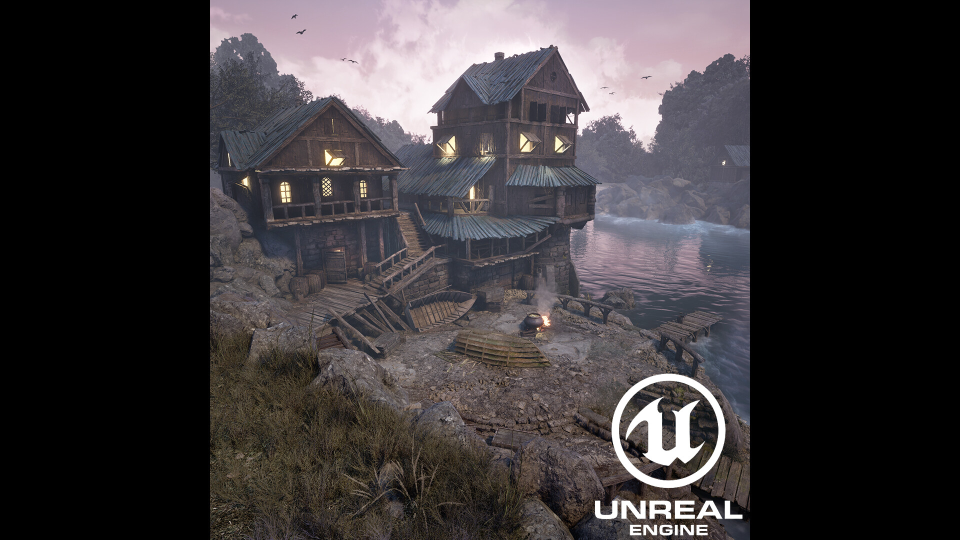 ArtStation - Riverside Warehouse