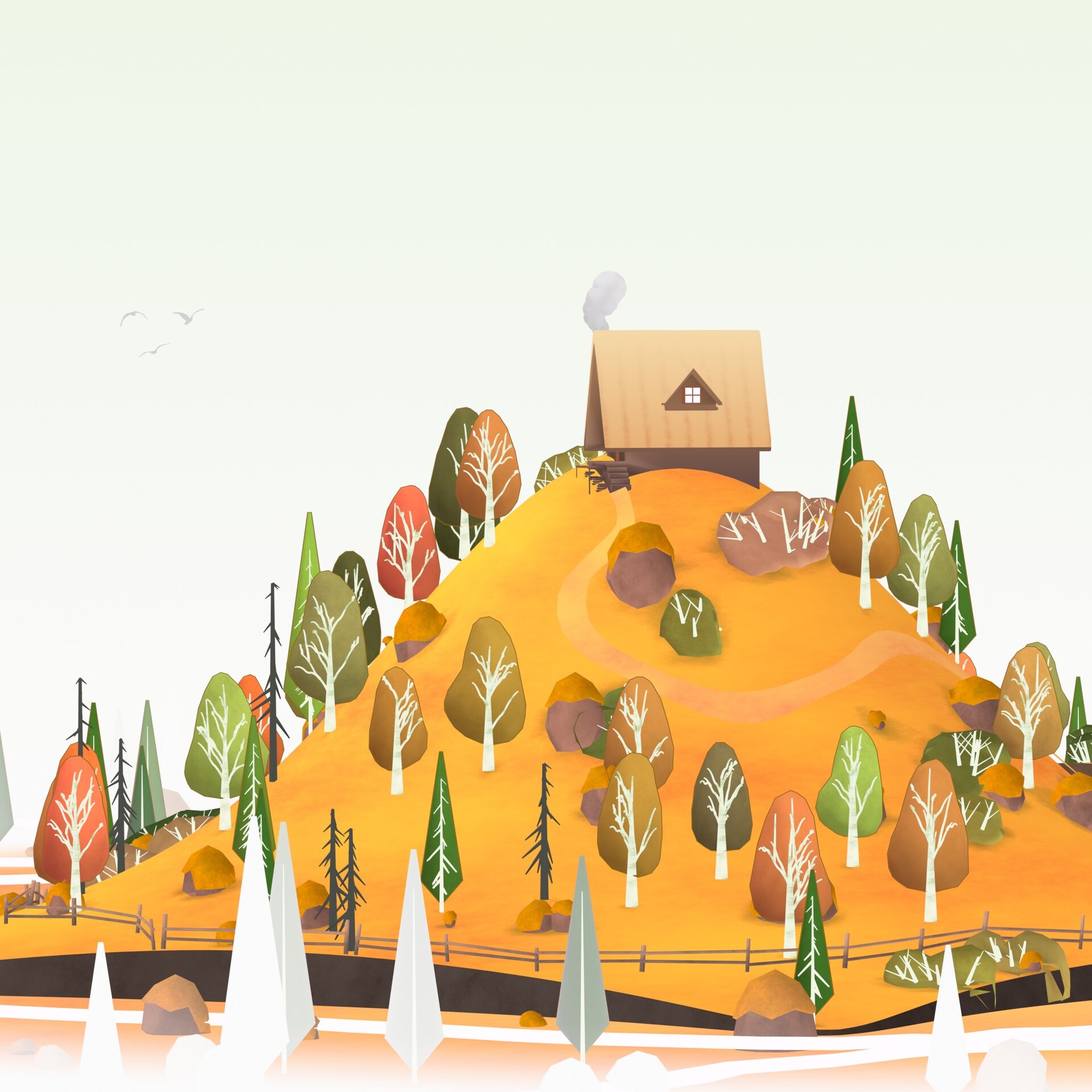 ArtStation - Blender Geometry Node Stylized Scene Generator