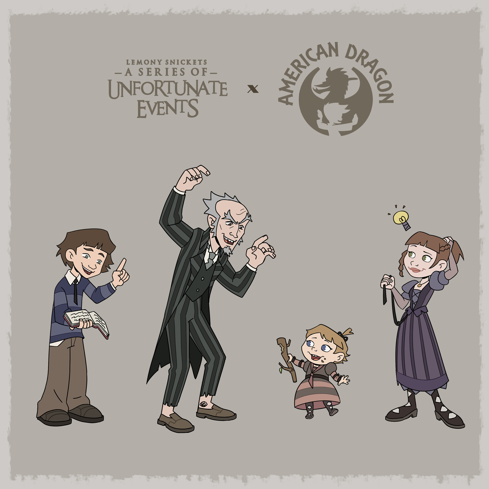 ArtStation - Character Designs: A Series of Unfortunate Events X ...