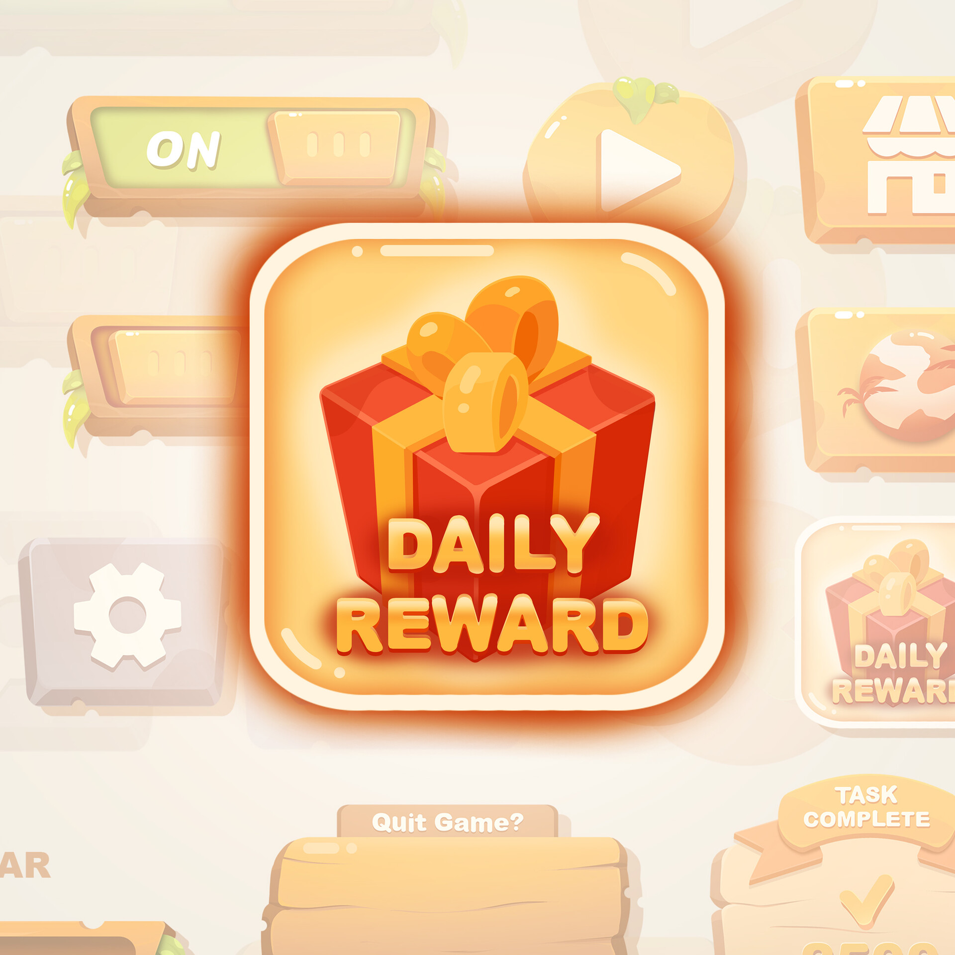 ArtStation - Game UI for Runner