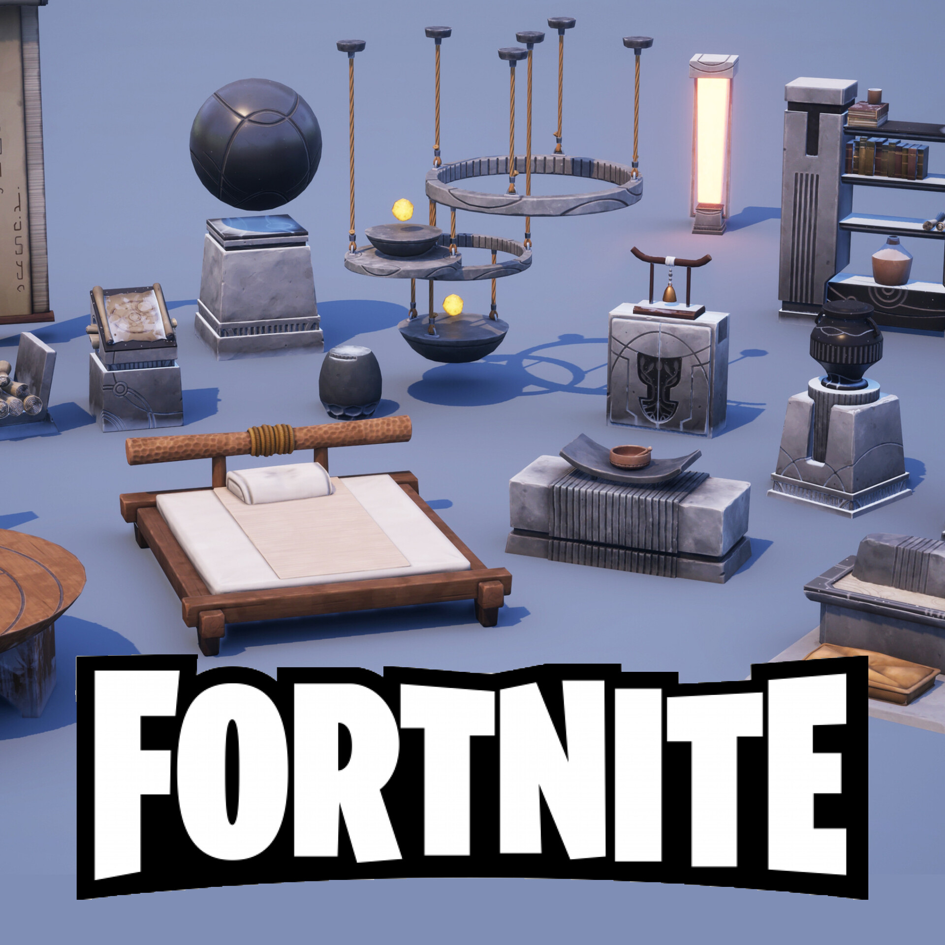 ArtStation - Fortnite - Brutal Bastion Prop Set