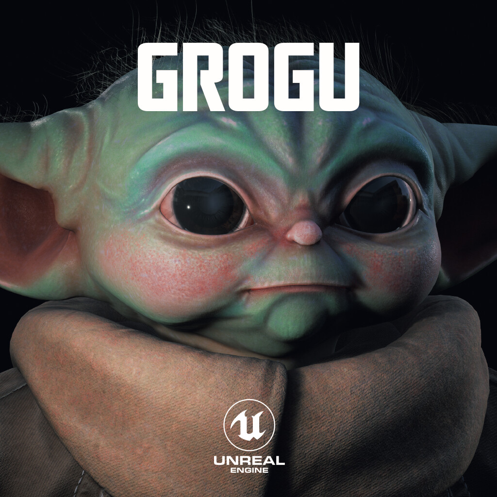 ArtStation - UE4 - Grogu Model