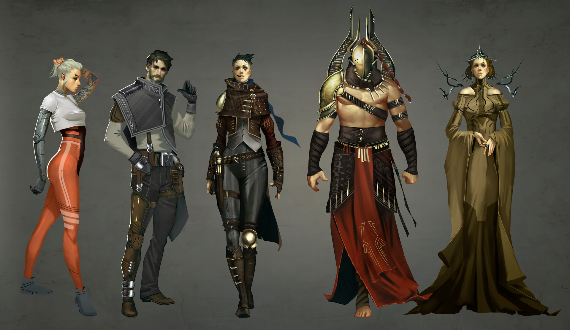 ArtStation - Character Concept Painting Exercise