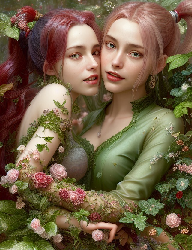 ArtStation - The Jester and The Druid: A Harley and Ivy Story