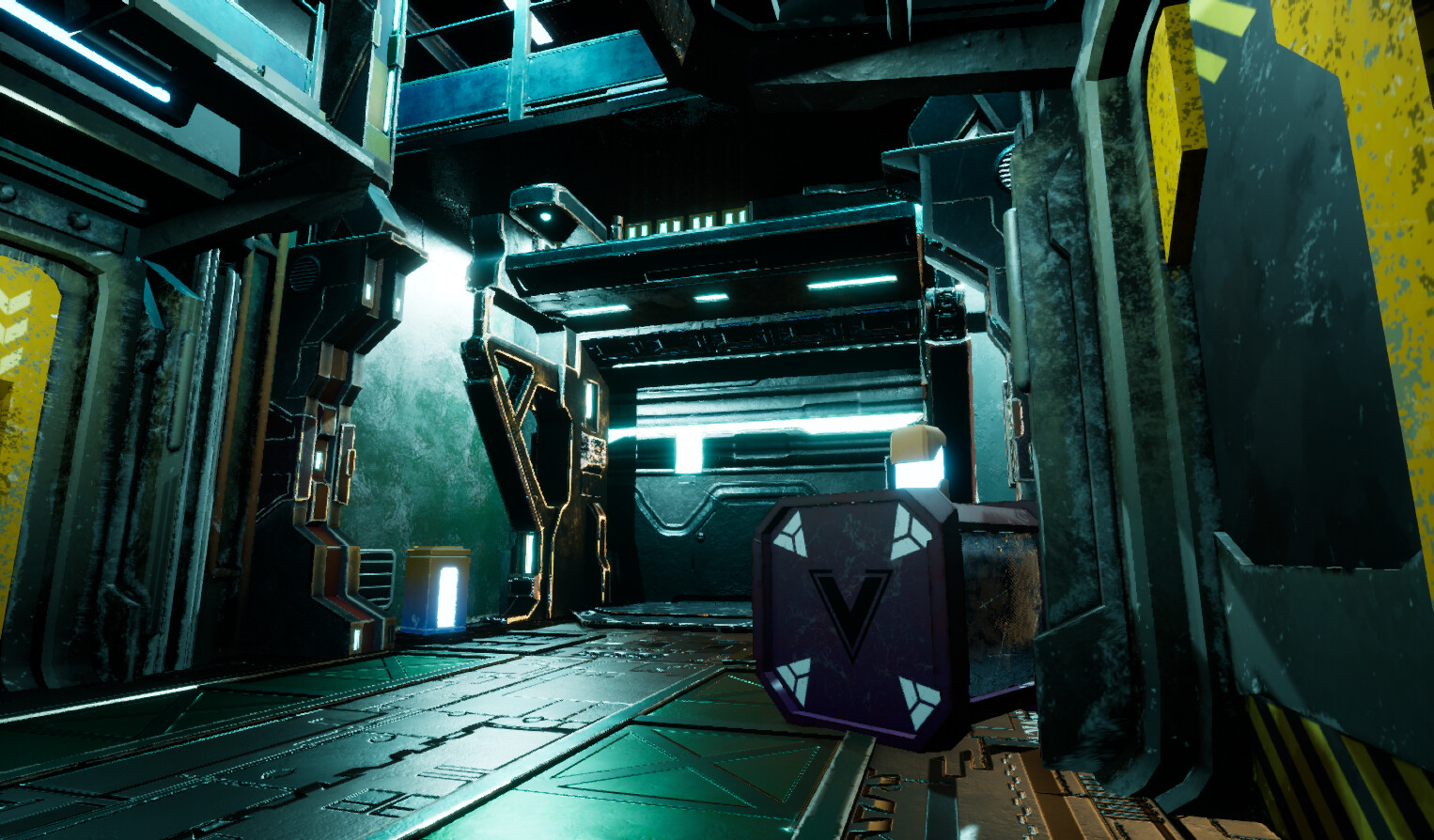 ArtStation - Sci Fi Horror Hallway