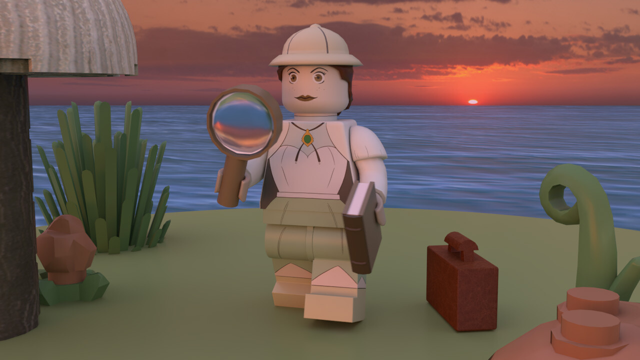 ArtStation - Lydia The Lego Girl