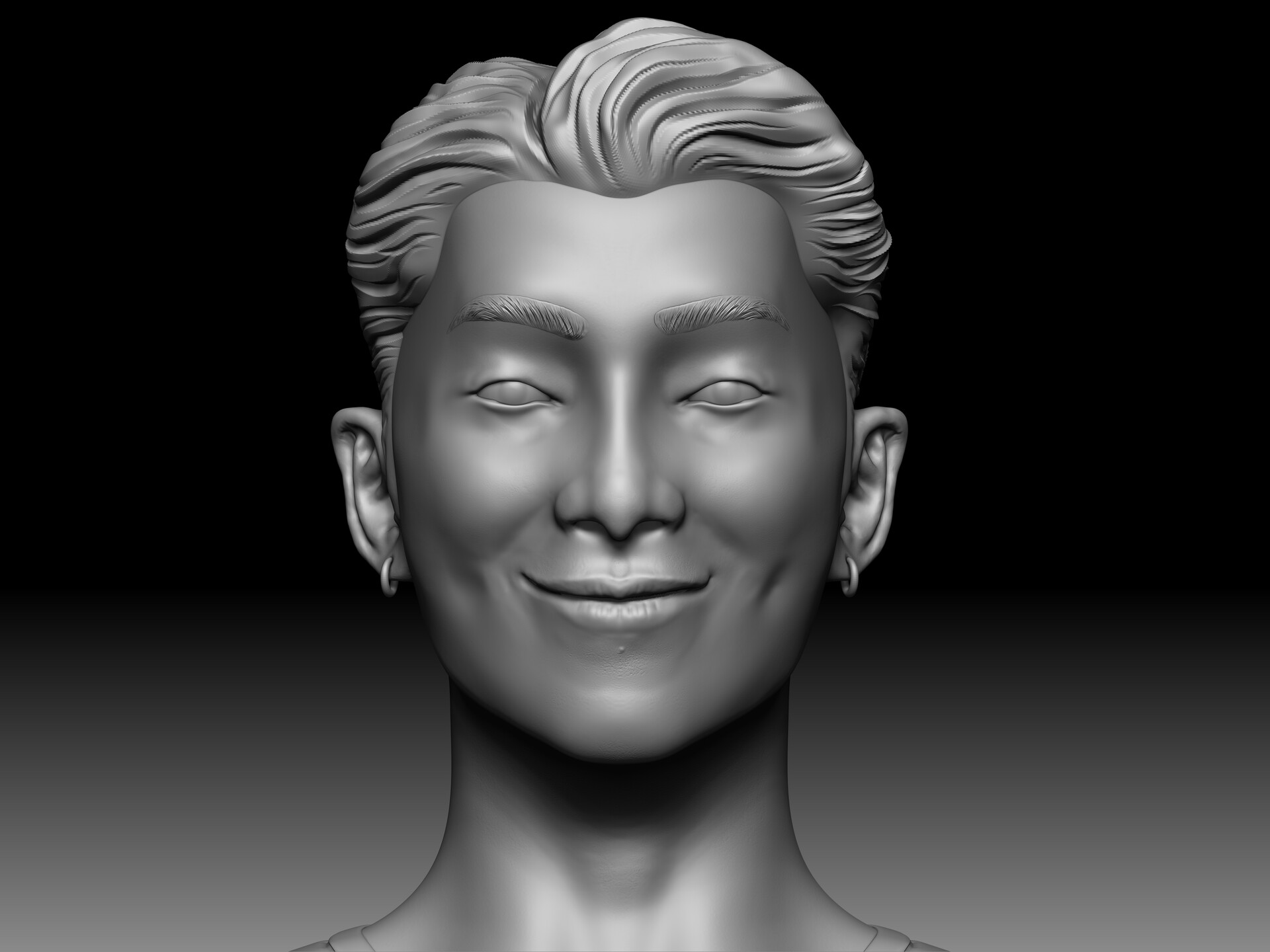 ArtStation - BTS-KIM NAMJOON PORTRAIT