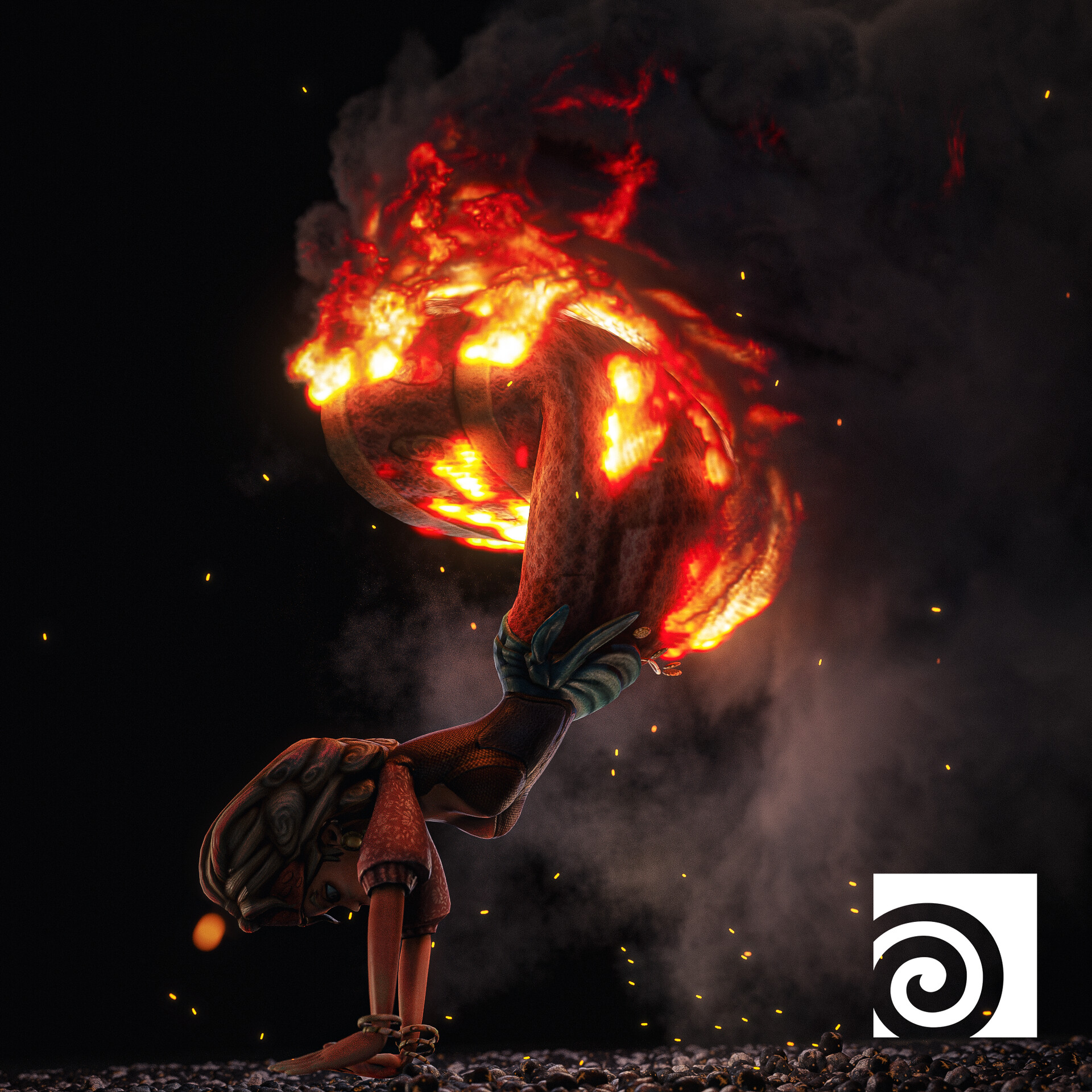 Emil Karlsson - Houdini Pyro Simulation