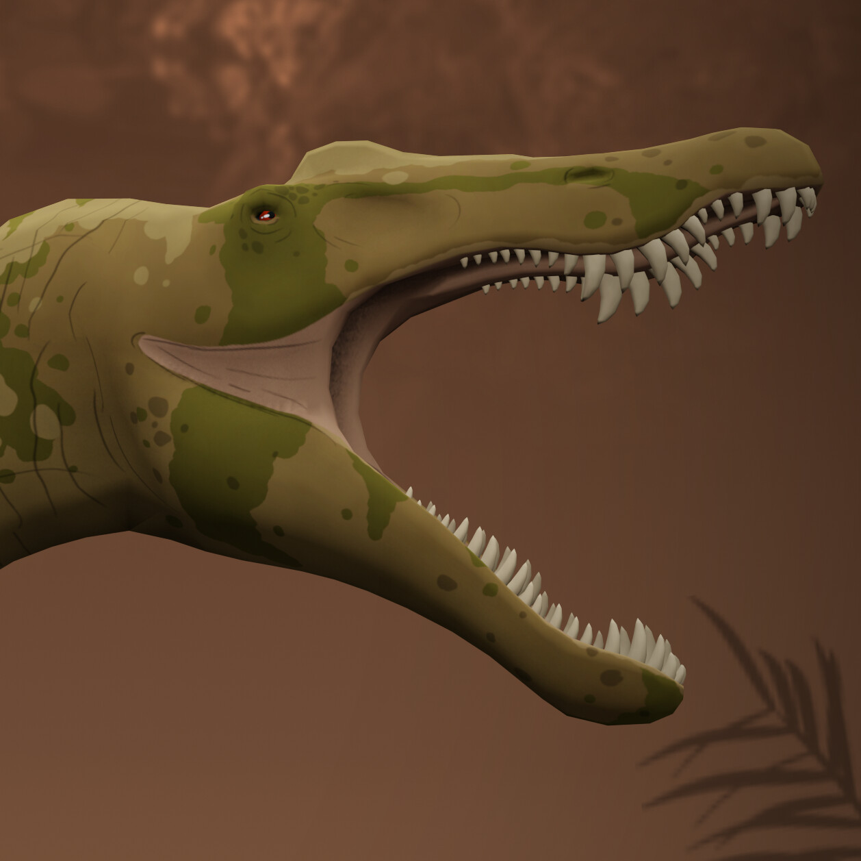 ArtStation - The Amber Mine - Baryonyx Commission