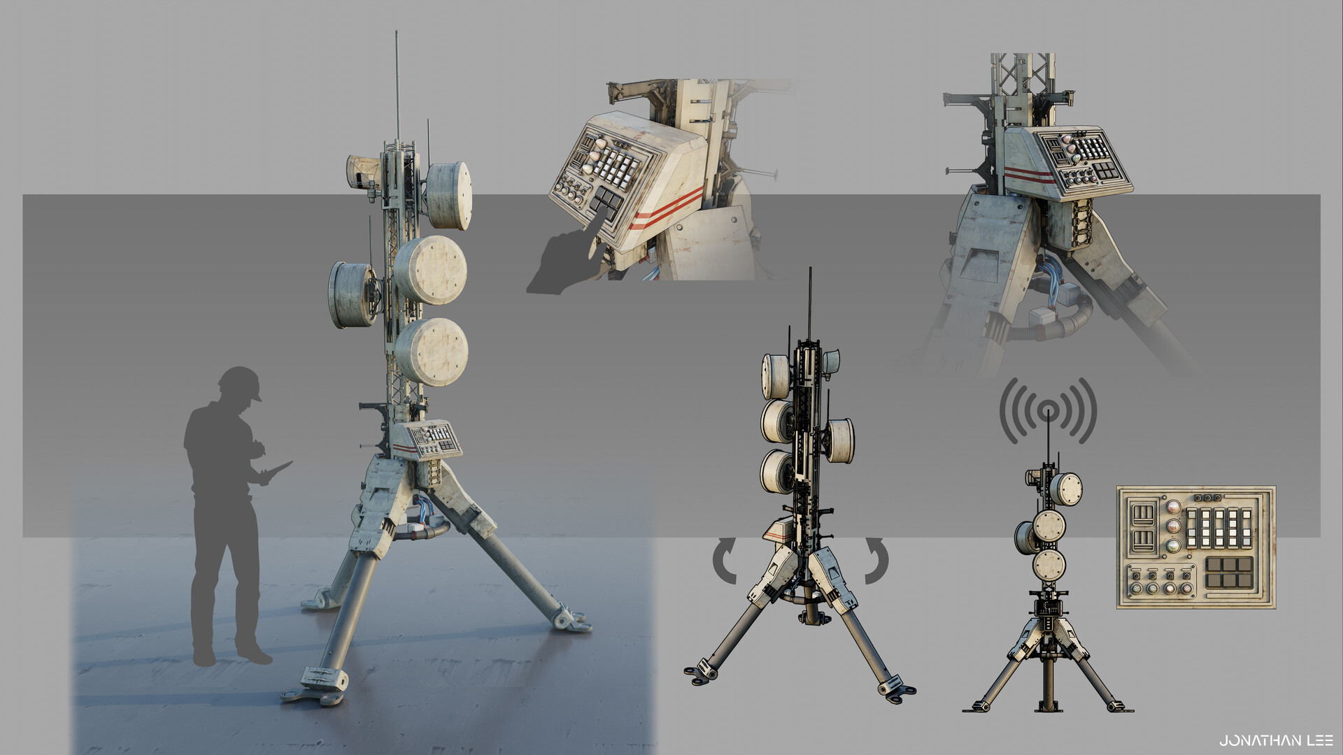 ArtStation - Communication Beacon - Concept