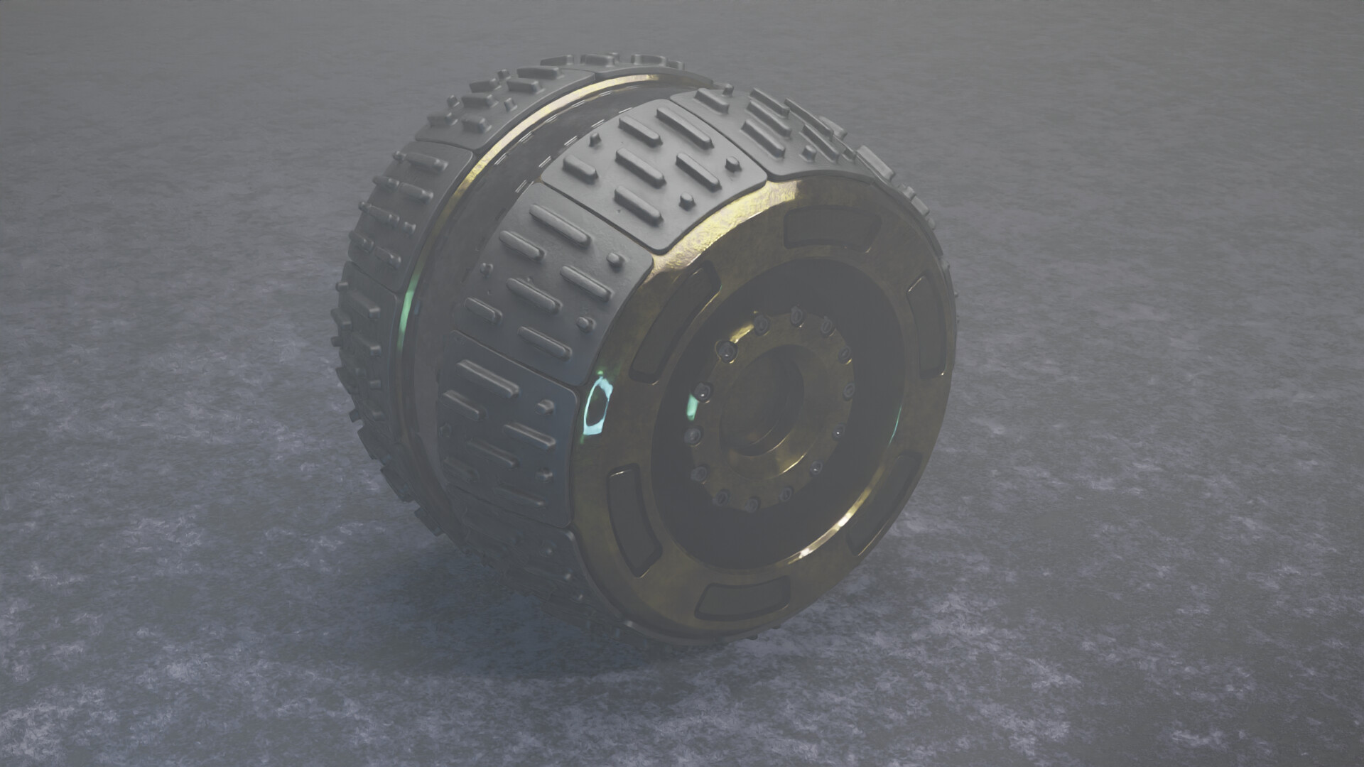 ArtStation - Bulldozer wheel
