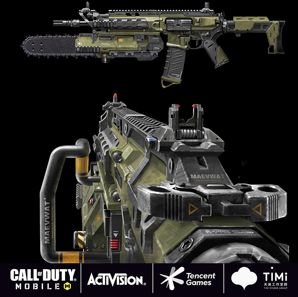 ArtStation - Fire arm weapon design