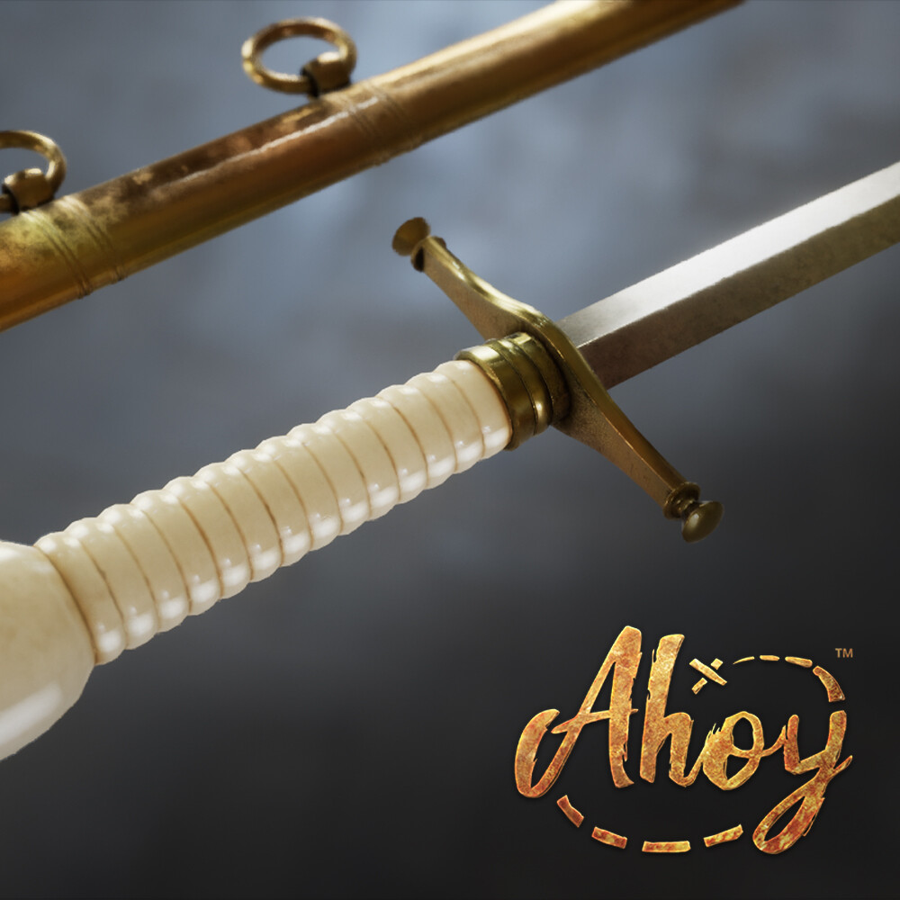 ArtStation - AHOY - 18th Century Midshipman's Dirk