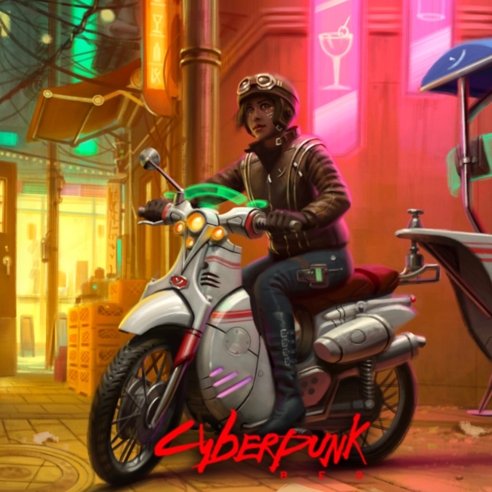 ArtStation - Cyberpunk Red: Black Chrome - Nightcity Rickshaw