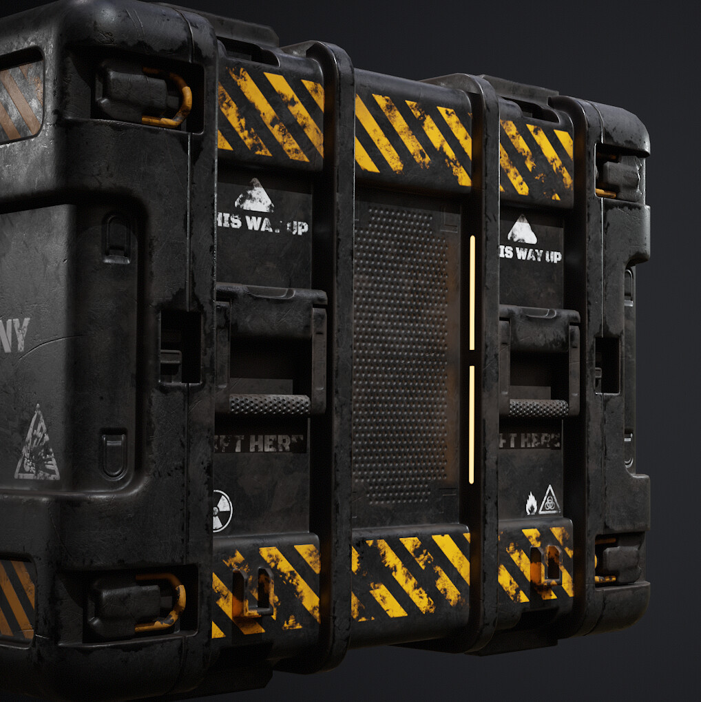 ArtStation - Futuristic Crate