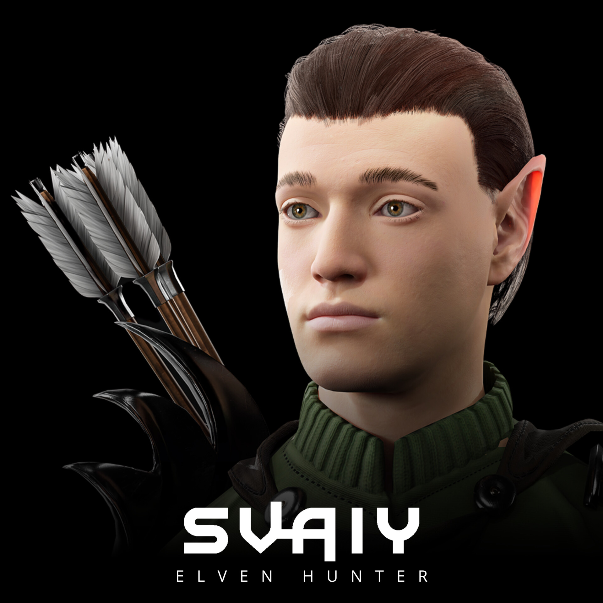 ArtStation - ELVEN HUNTER | 3D CHARACTER