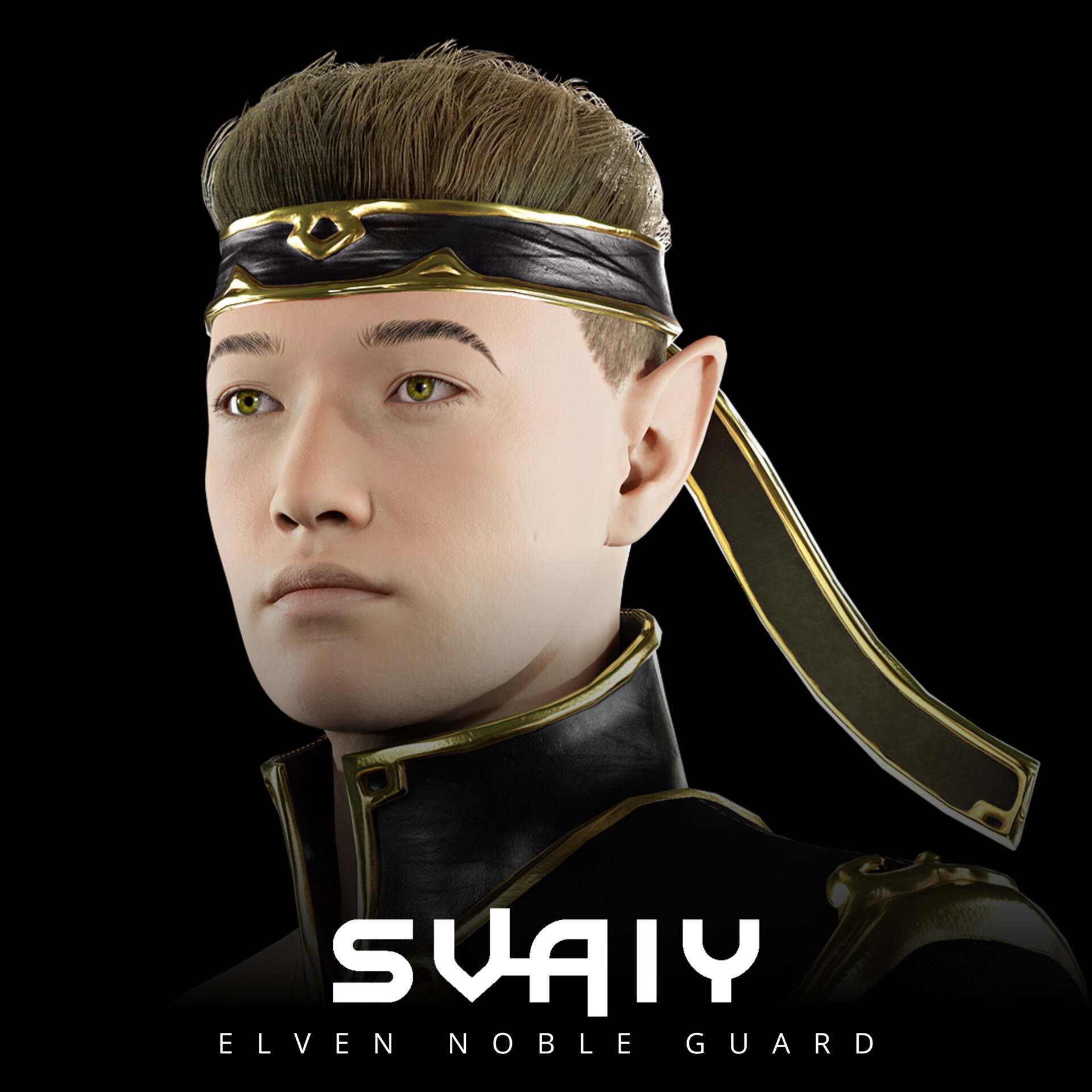 ArtStation - ELVEN NOBLE GUARD | 3D CHARACTER