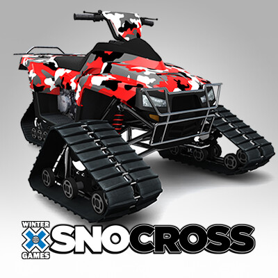 Andrew Locko - XGames SnoCross arcade game - Snowmobiles