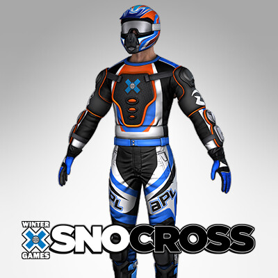 ArtStation - XGames SnoCross arcade game - Snowmobile Rider