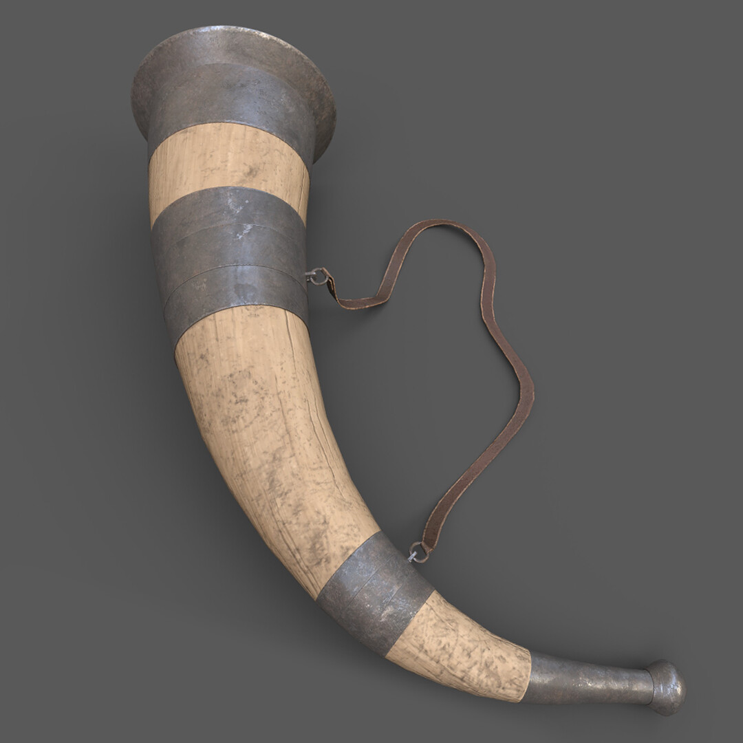 ArtStation - Rust Drinking Horn