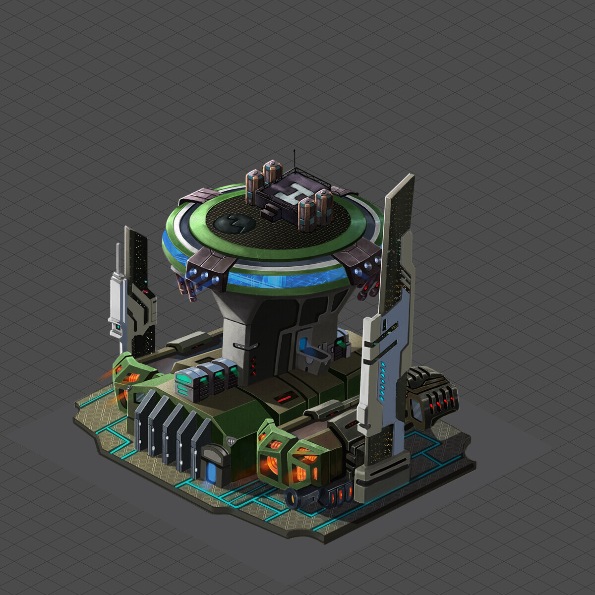 ArtStation - Isometric Exterior
