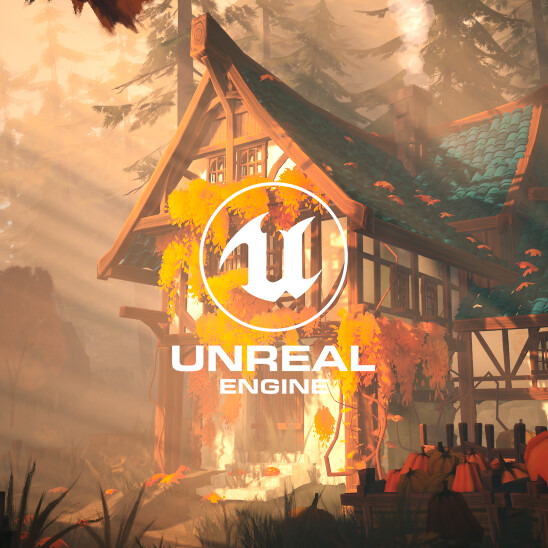 ArtStation - Medieval Autumn Inn