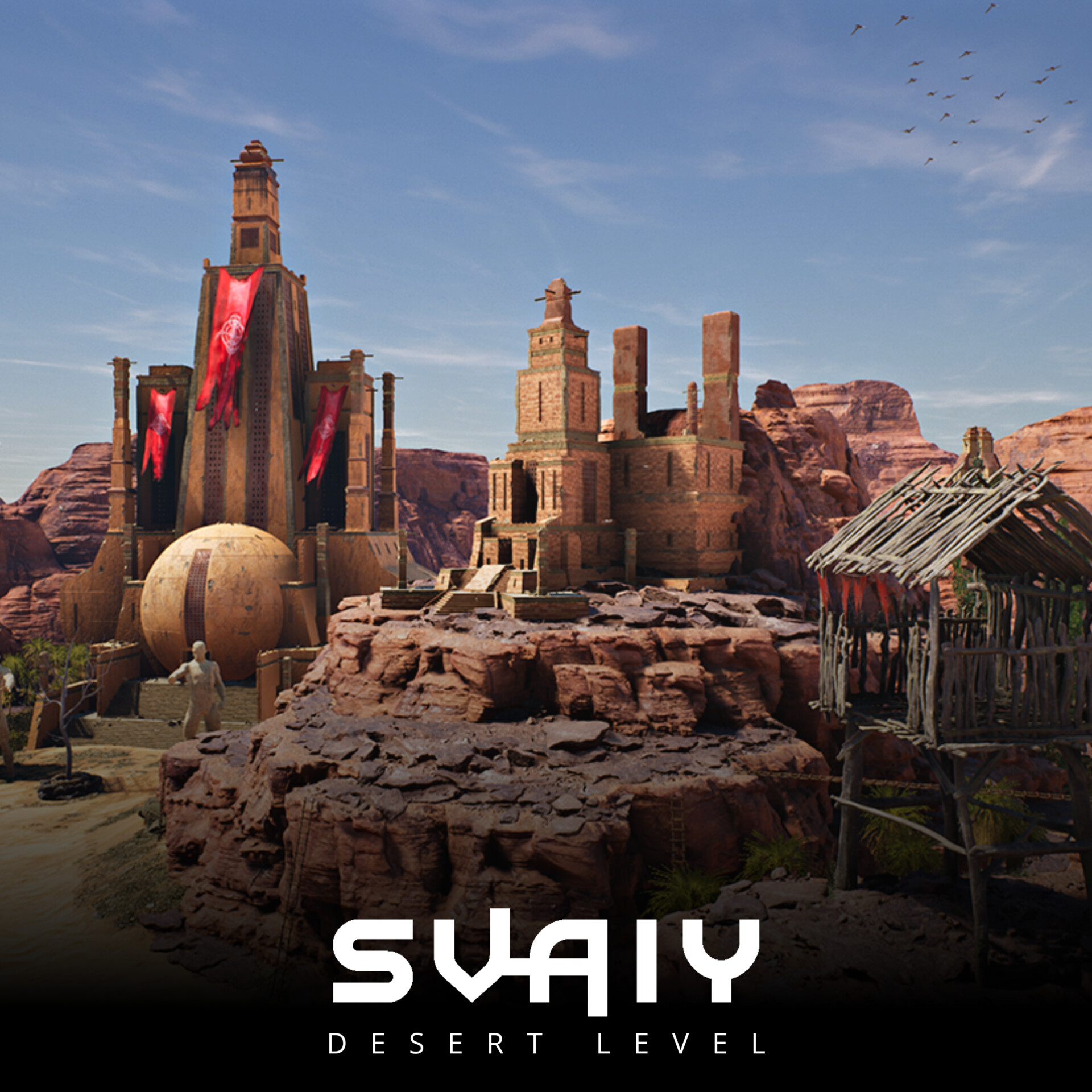 ArtStation - DESERT WALKTHROUGH - LEVEL DESIGN | 3D ENVIRONMENT