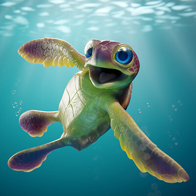 ArtStation - Baby Turtle