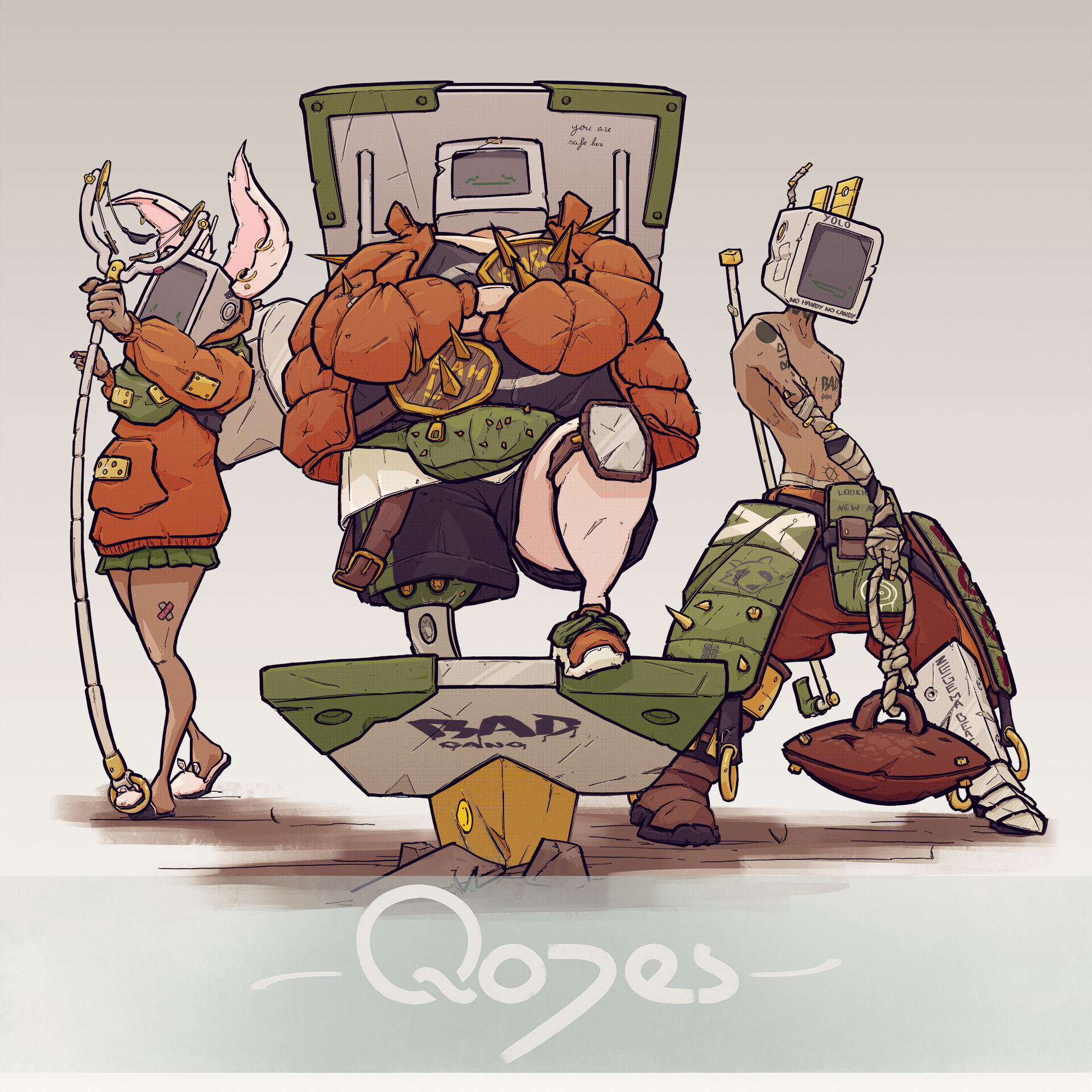 ArtStation - Big Ass Demolishers Gang (BAD Gang)