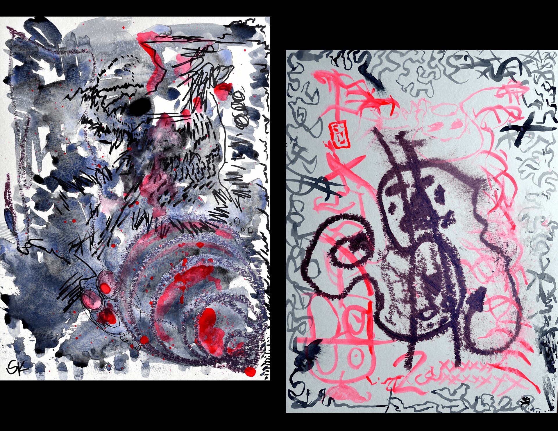 ArtStation - Story... NF Fan Art | Watercolor / Neon Watercolor + Ink