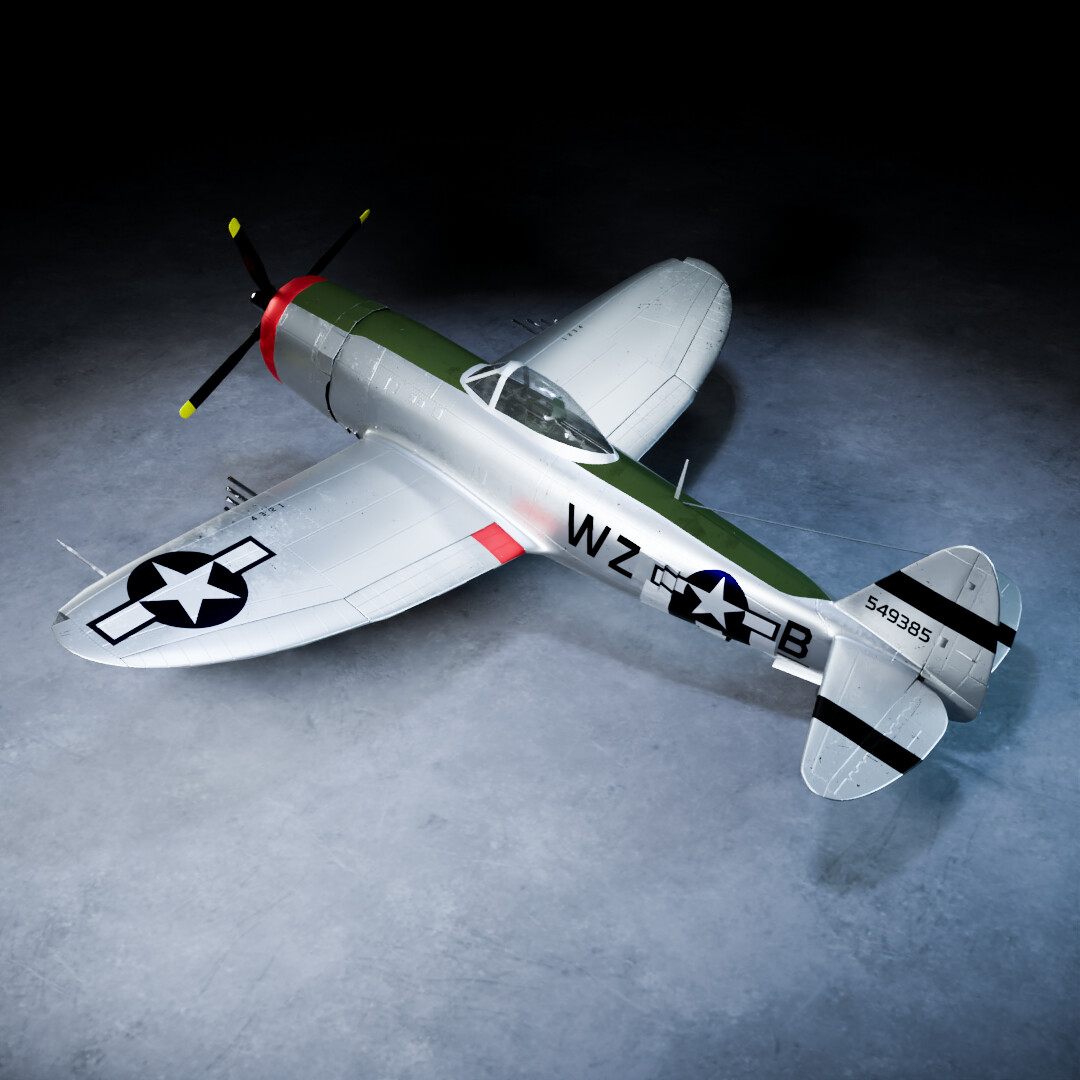 ArtStation - Republic P-47D Thunderbolt