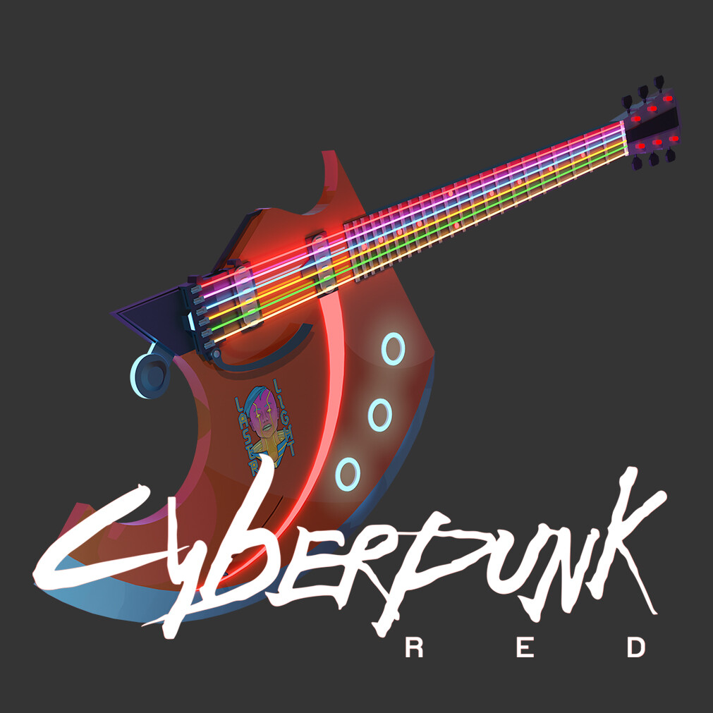 ArtStation - Laser Light Electric Guitar