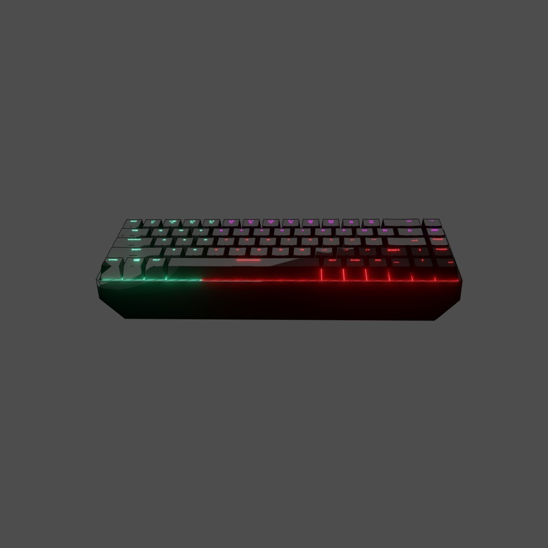 ArtStation - 3D Asset Keyboard