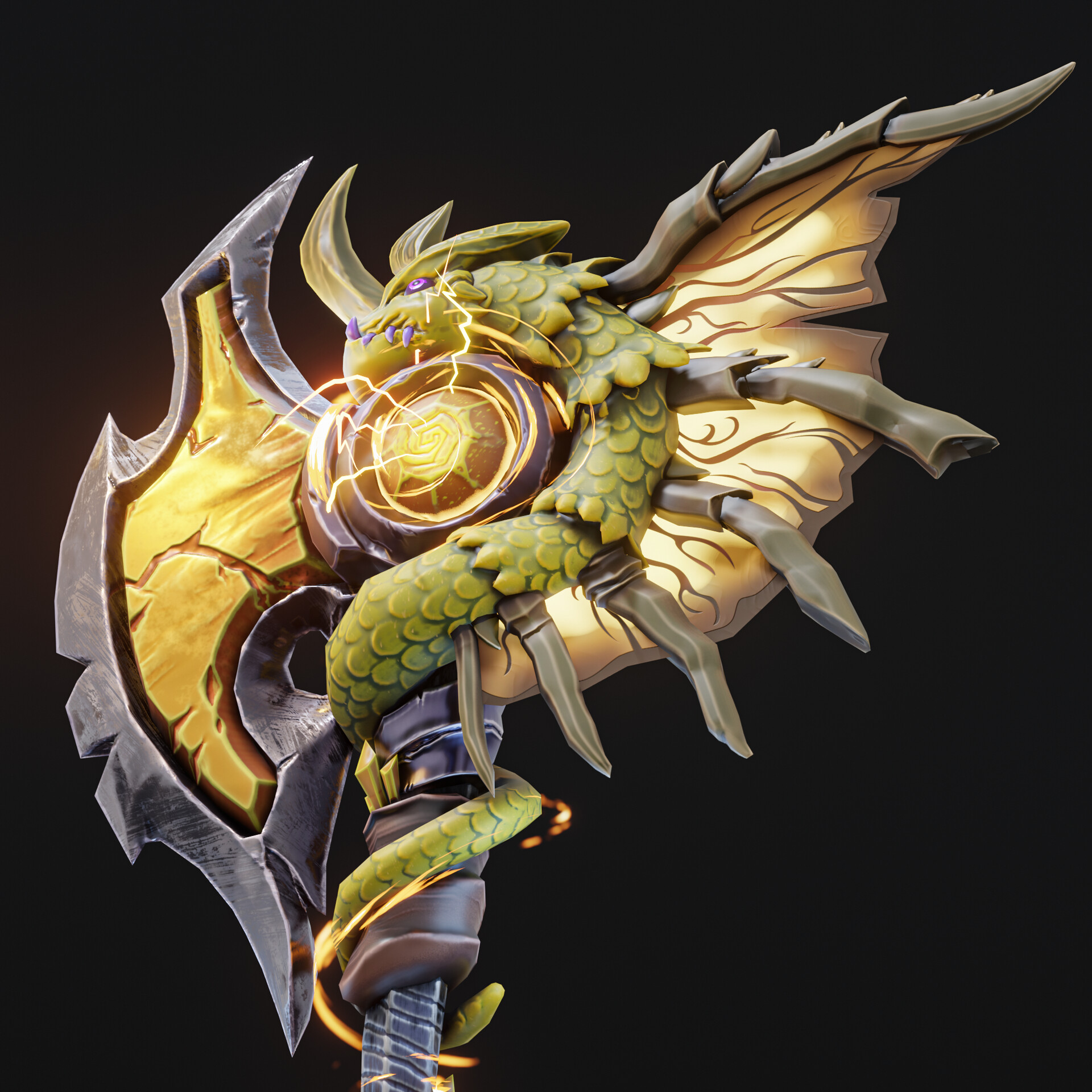 ArtStation - Stylized Weapon - 02