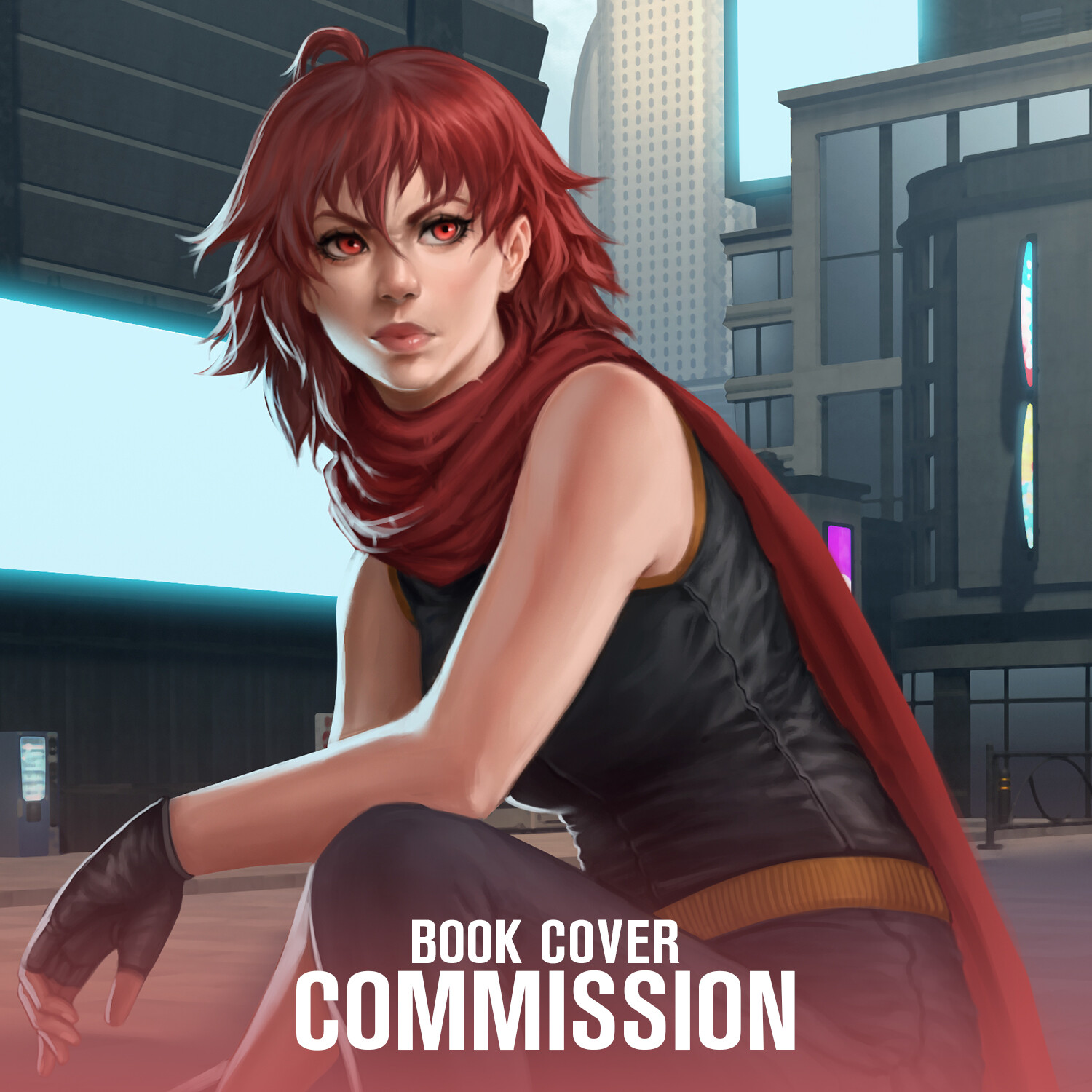 ArtStation - Book cover commission piece