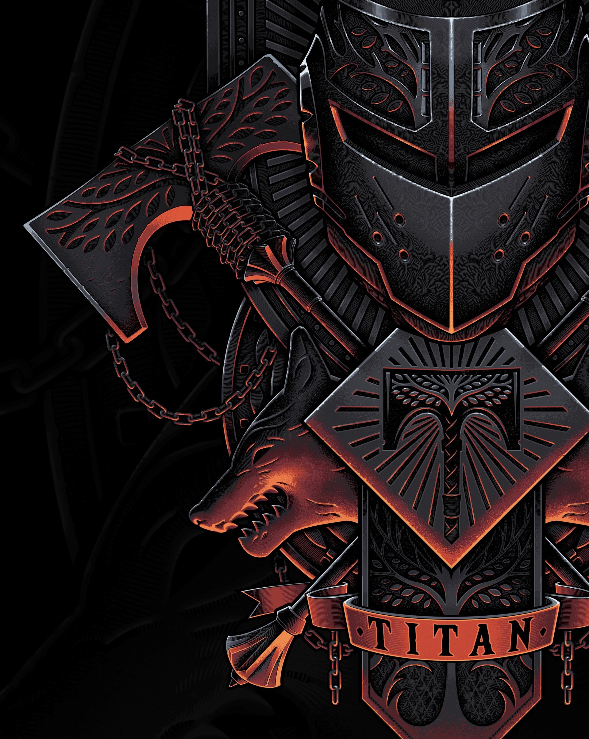 ArtStation - Iron Lord Titan Coat of Arms