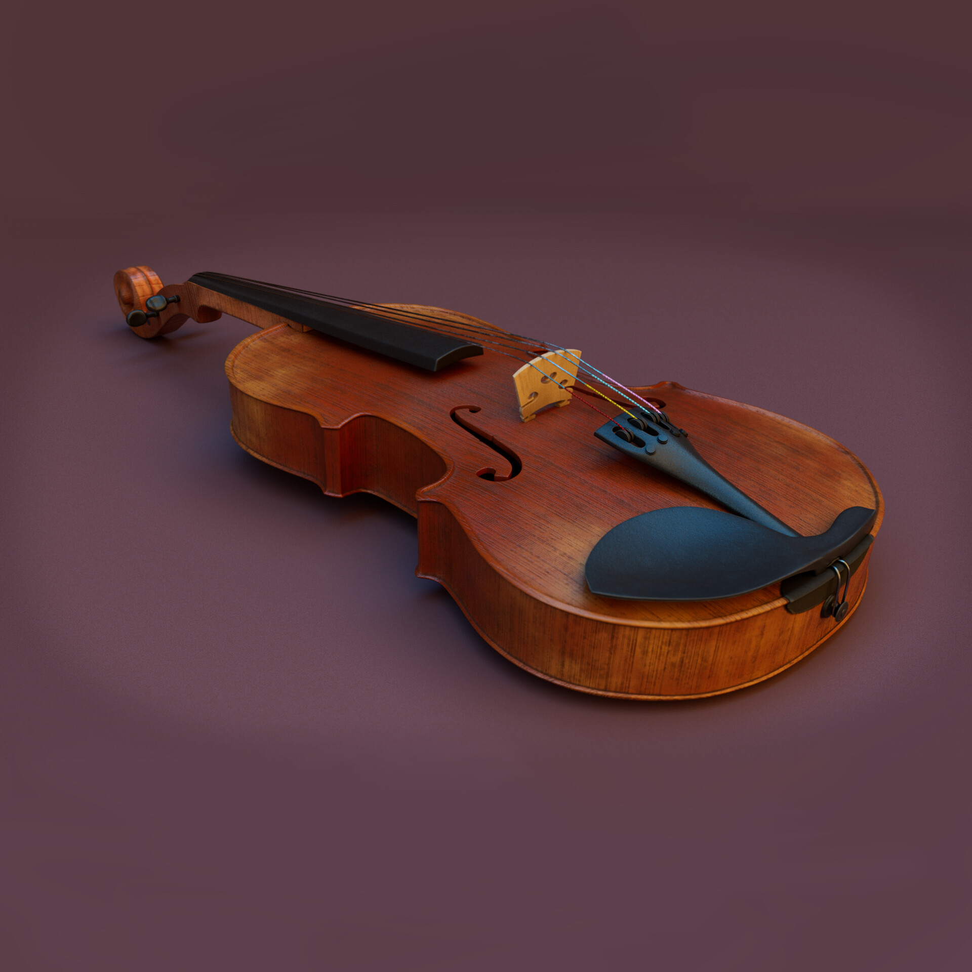 ArtStation - Violin - 3D Modeling Texturing